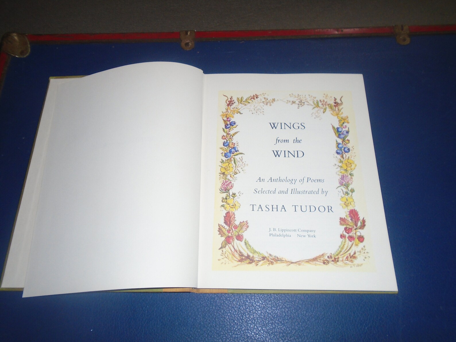Wings From the Wind an Anthology of Poems Selected and Illustrated by ...