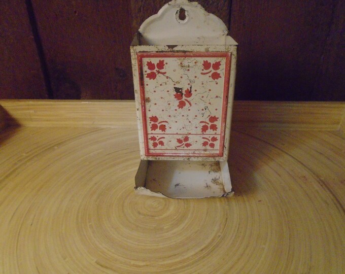 Vintage Floral Metal Match Box Holder Wall Mount - Etsy