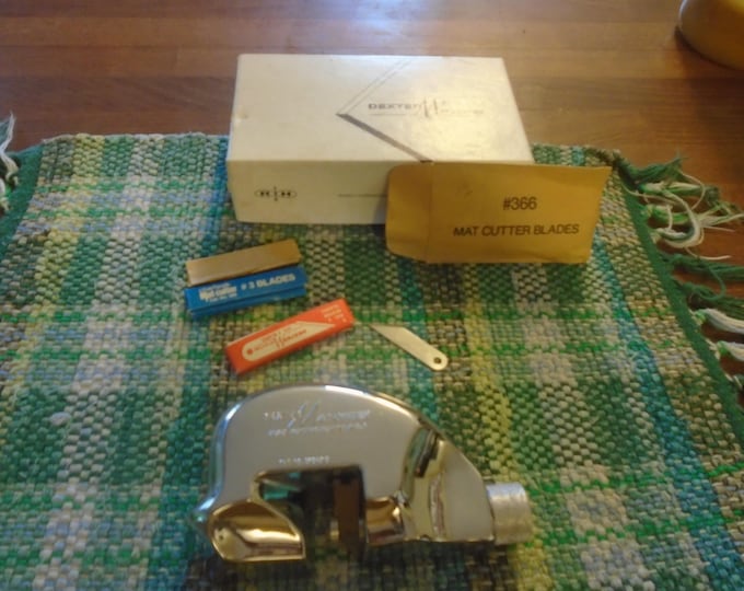 Dexter Mat Cutter With Blades Instructions and Original Box - Etsy