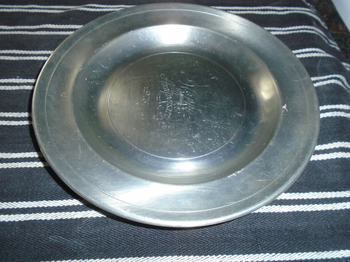 Vintage Preisner Pewter 2288 Happy 35th Anniversary Decorative - Etsy