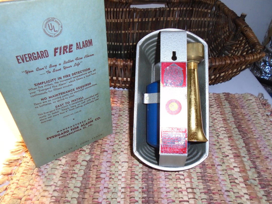 Vintage Evergard Fire Alarm Wall Decor Model A 10 - Etsy