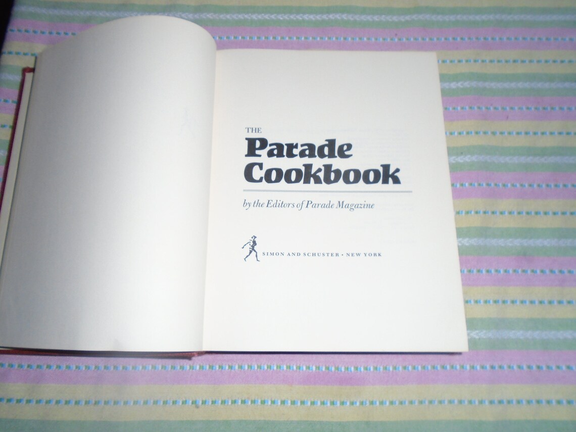 The Parade Cookbook Vintage Hardcover No Dust Jacket | Etsy