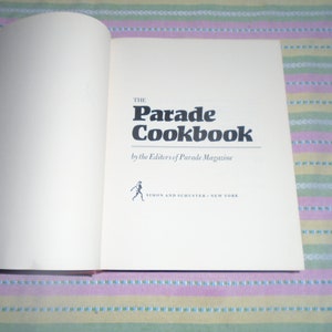 The Parade Cookbook Vintage Hardcover No Dust Jacket - Etsy