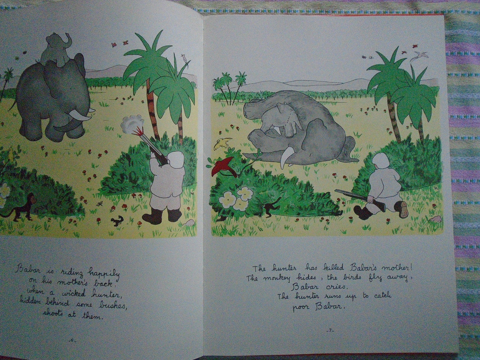 The Story of Babar: the Little Elephant Hardcover Book by Jean | Etsy