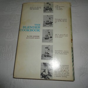 The Blender Cookbook by Ann Seranne and Eileen Gaden Vintage Recipes - Etsy
