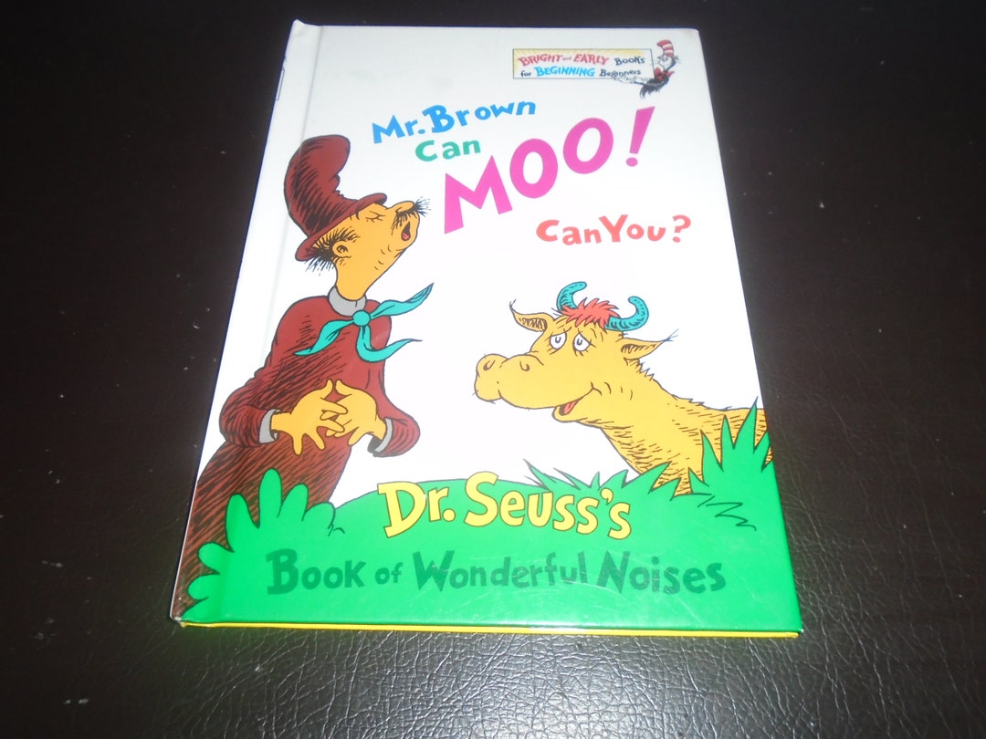 Dr. Seuss Mr. Brown Can Moo! Can You? Hardcover Book of Wonderful ...