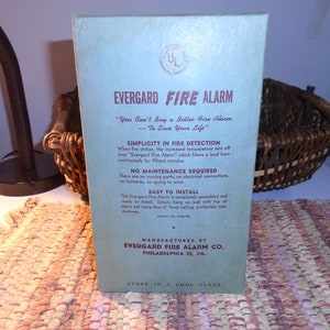 Vintage Evergard Fire Alarm Wall Decor Model A 10 - Etsy