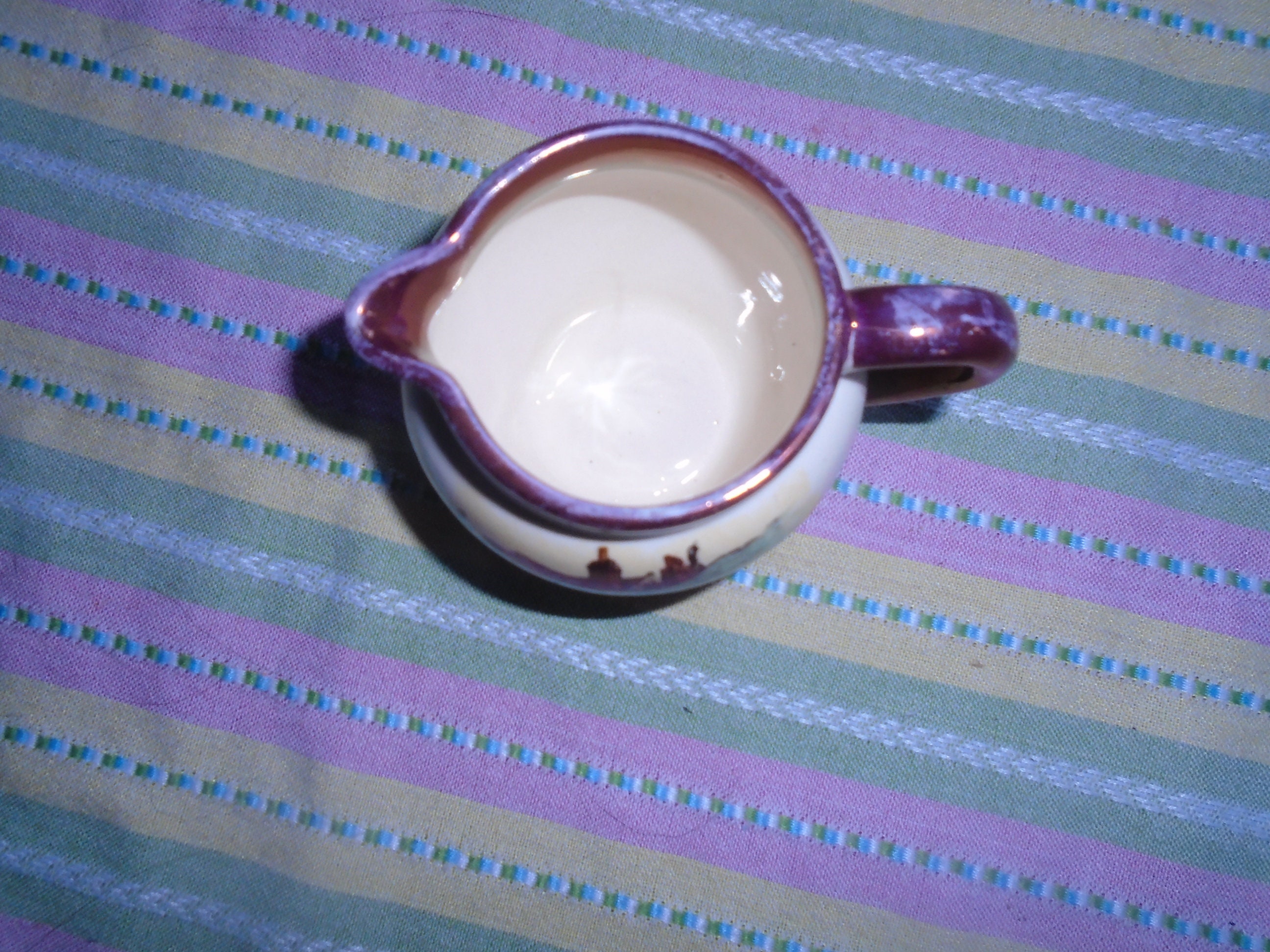 Old Castle England Lusterware Miniature Pitcher Creamer - Etsy