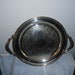 Vintage Oneida USA Round Silver Plate Butler Tray With Handles - Etsy