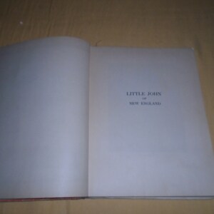 Little John of New England the Children of America Stories Hardcover ...