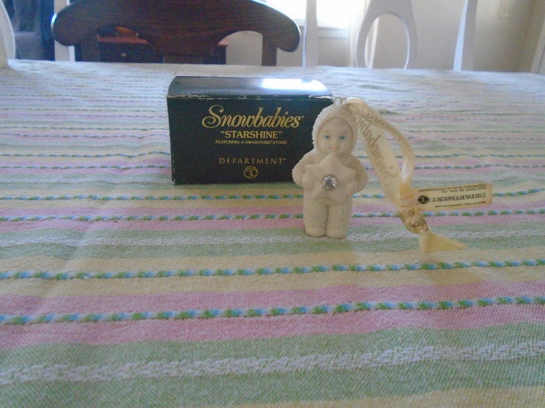 Department 56 Snowbabies "starshine" Mini Hanging Ornament Featuring A ...