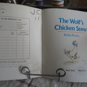 The Wolf's Chicken Stew Softcover Book by Keiko Kasza - Etsy