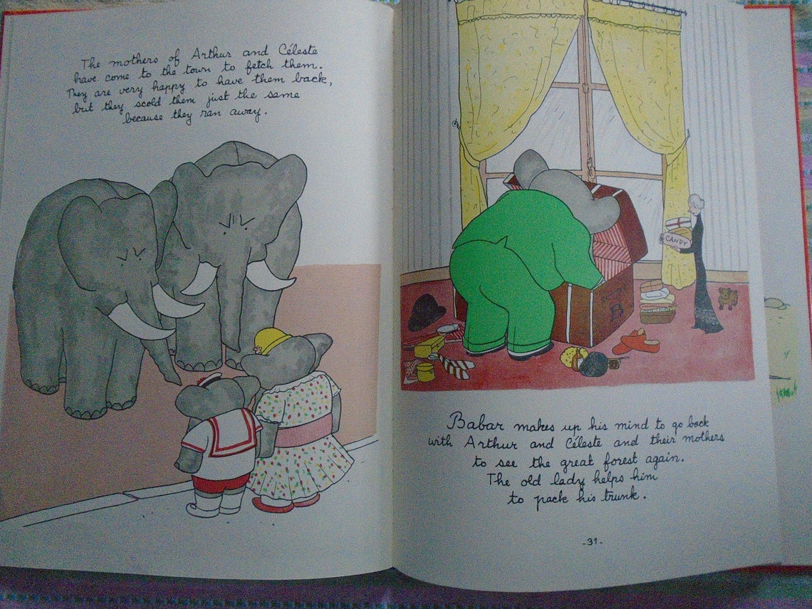 The Story of Babar: the Little Elephant Hardcover Book by Jean De ...