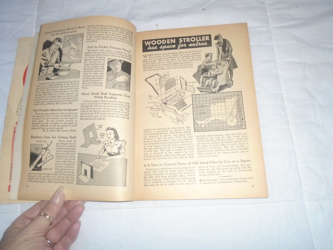 Vintage Popular Mechanics Useful Ideas Magazines Set of Two - Etsy