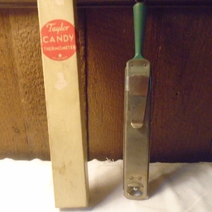 Vintage Taylor Candy Jelly Thermometer Original Box With Candy Recipes ...