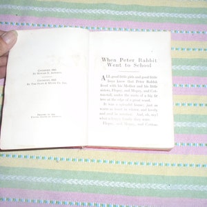 When Peter Rabbit Went to School Small Hardcover Book by Linda Stevens ...