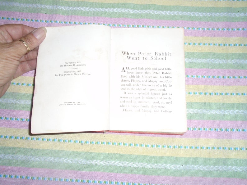 When Peter Rabbit Went to School Small Hardcover Book by Linda Stevens ...