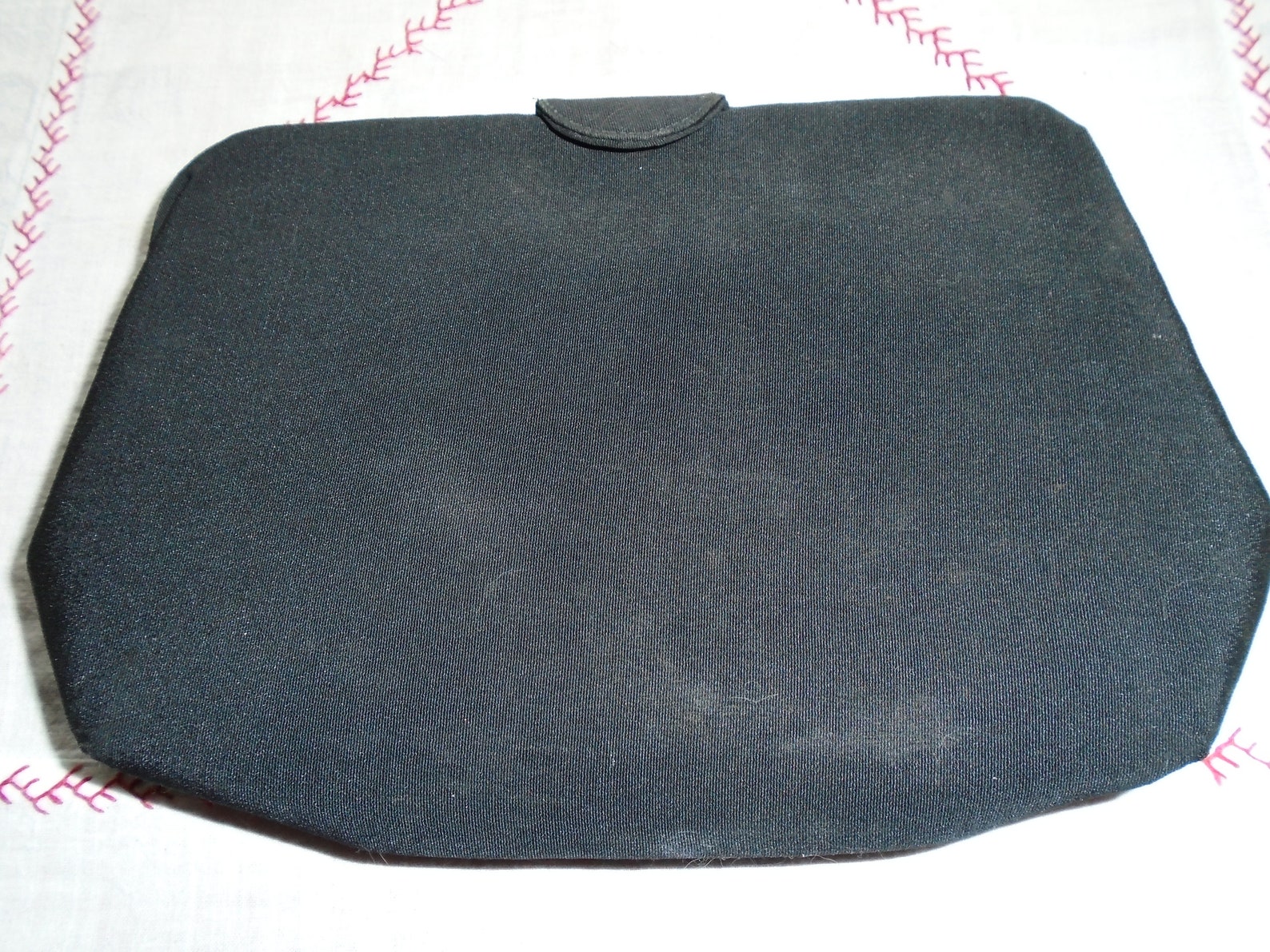 Antique Ingber Black Clutch Purse Matching Coin Purse Mirror - Etsy