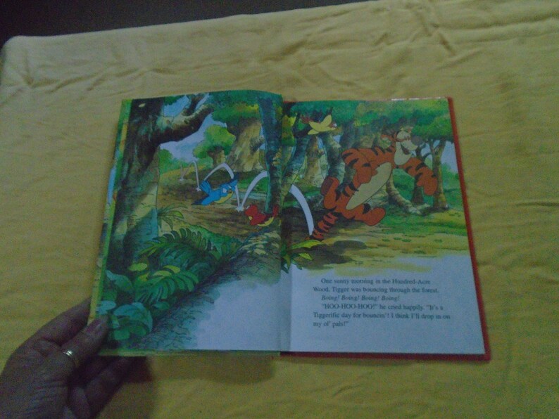Vintage Walt Disney's Winnie the Pooh and Tigger Too Glossy Hardcover ...