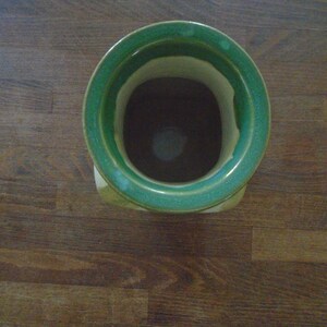 Vintage Hand Made Pottery Vase Signed - Etsy