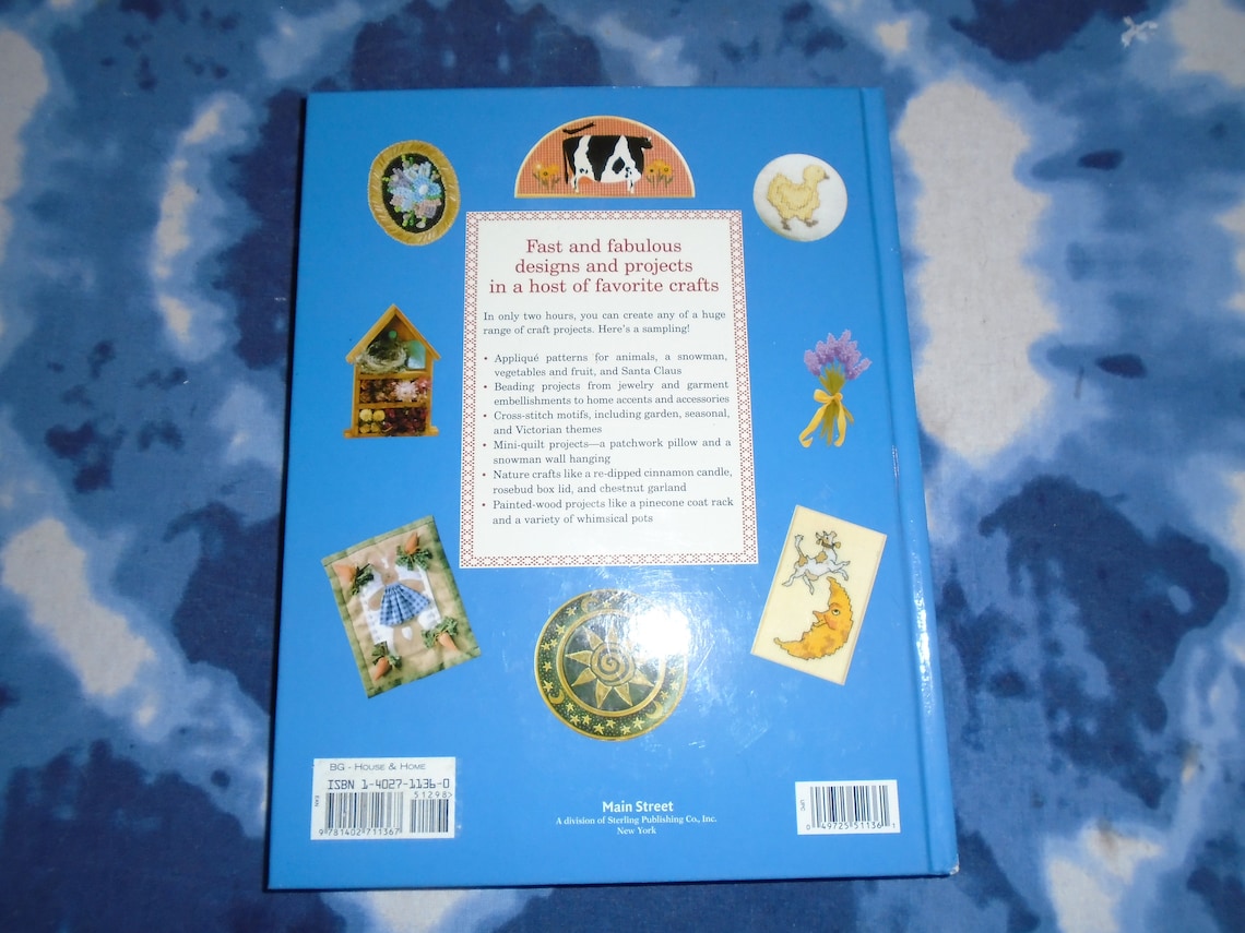 The Encyclopedia of Two Hour Craft Projects Hardcover Book | Etsy