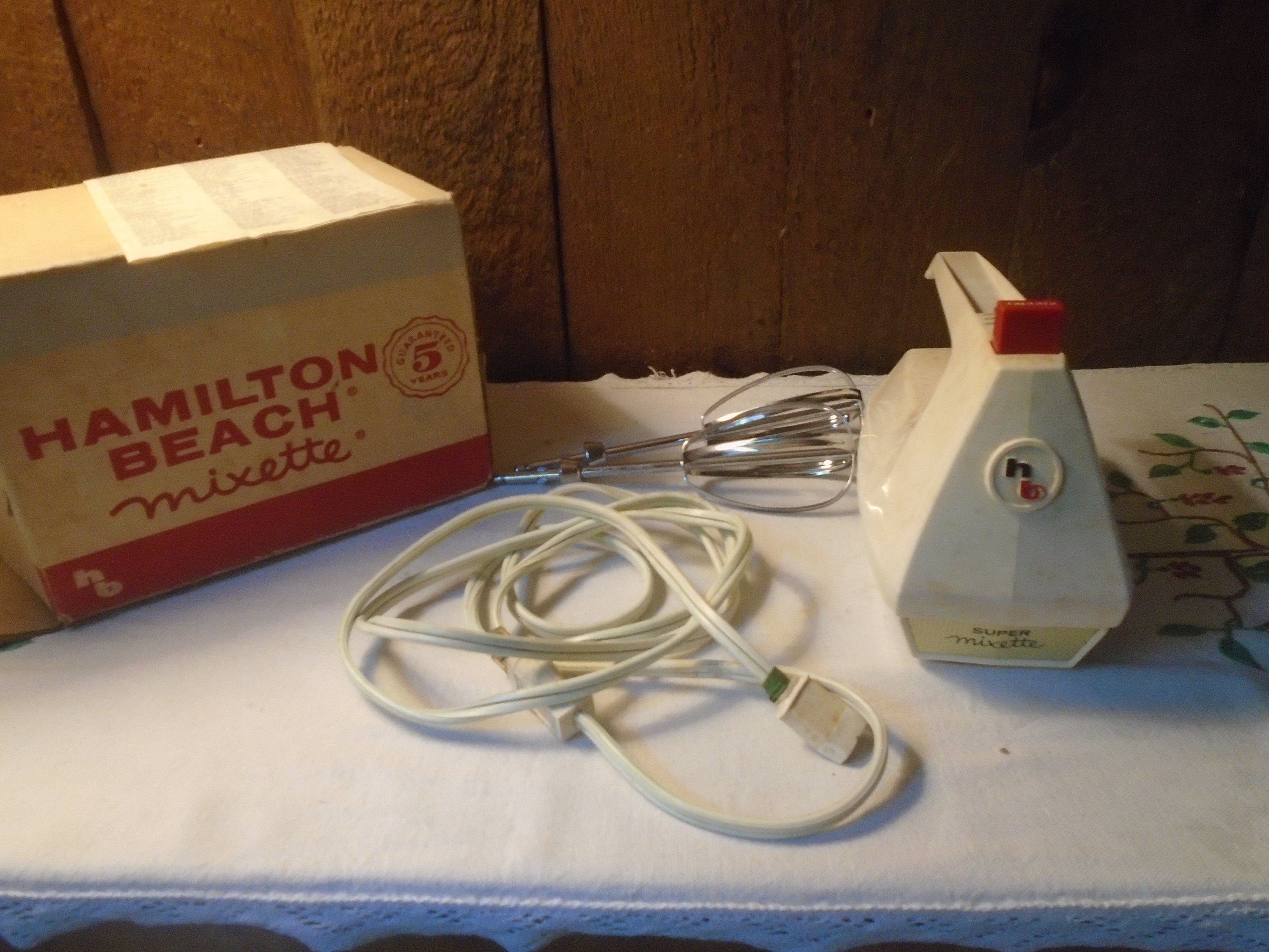 Vintage Hamilton Beach Super Mixette Hand Mixer 3 Speed Model 70 - Etsy