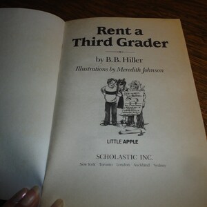 Rent A Third Grader by BB Hiller - Etsy