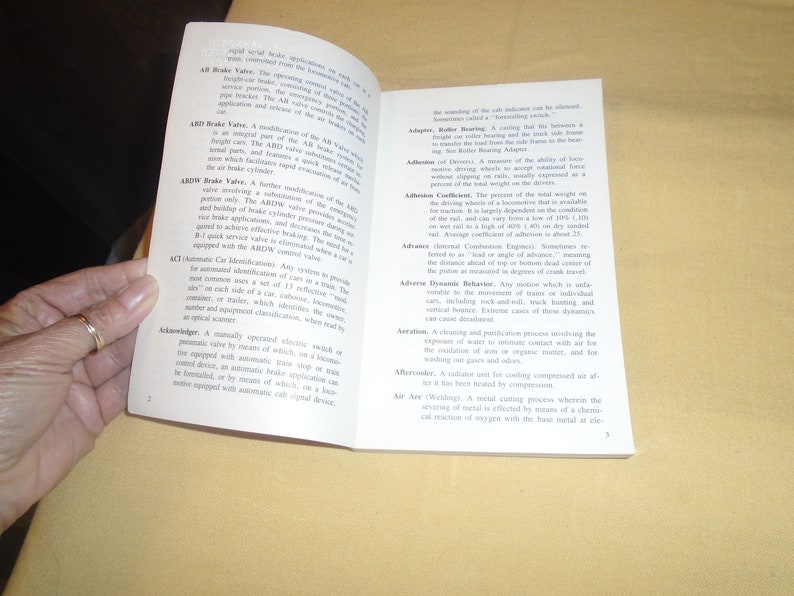 The Railroad Dictionary of Car and Locomotive Terms Softcover - Etsy