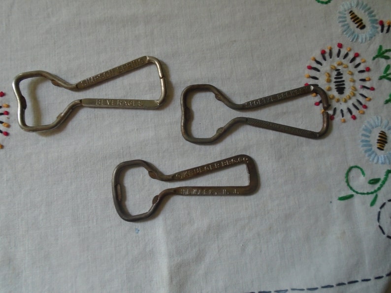 Set of 3 Beer Bottle Openers Simpson Spring Beverages Spoetzl - Etsy