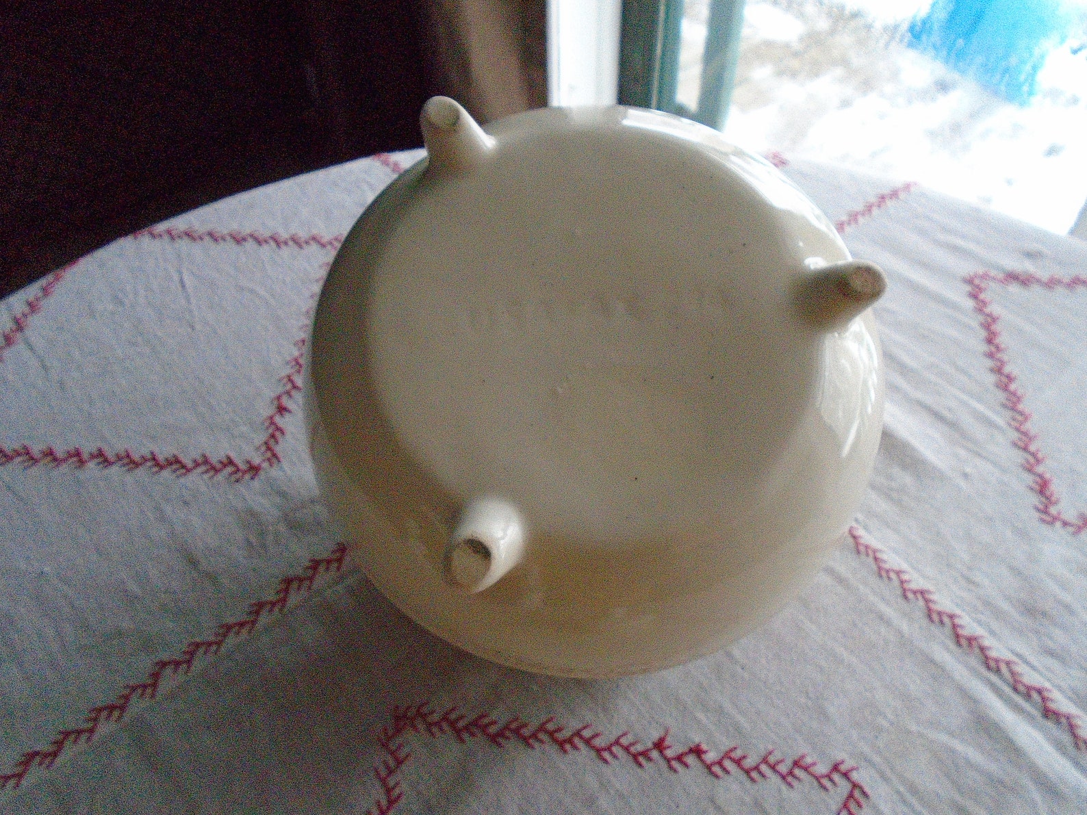 Vintage Fruit Motif Teapot Wire Bail Handle Porcelain Kitchen - Etsy