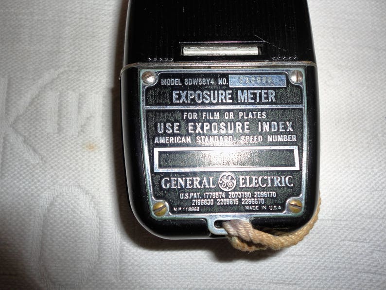Vintage General Electric Exposure Light Meter With Brown Leather Case ...