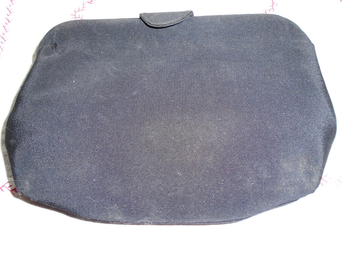 Antique Ingber Black Clutch Purse Matching Coin Purse Mirror - Etsy