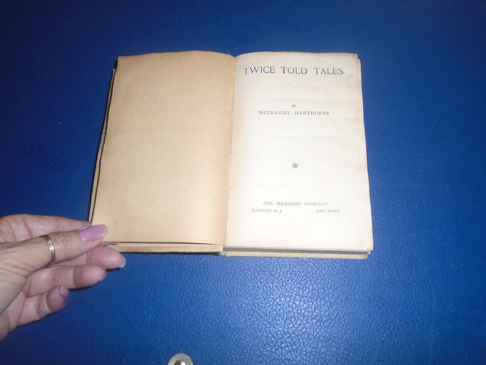 Antique Twice Told Tales Hardcover Book Undated by Nathaniel - Etsy