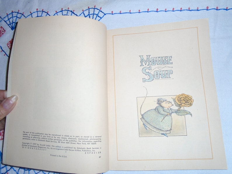 Mouse Soup Softcover Book by Arnold Lobel - Etsy