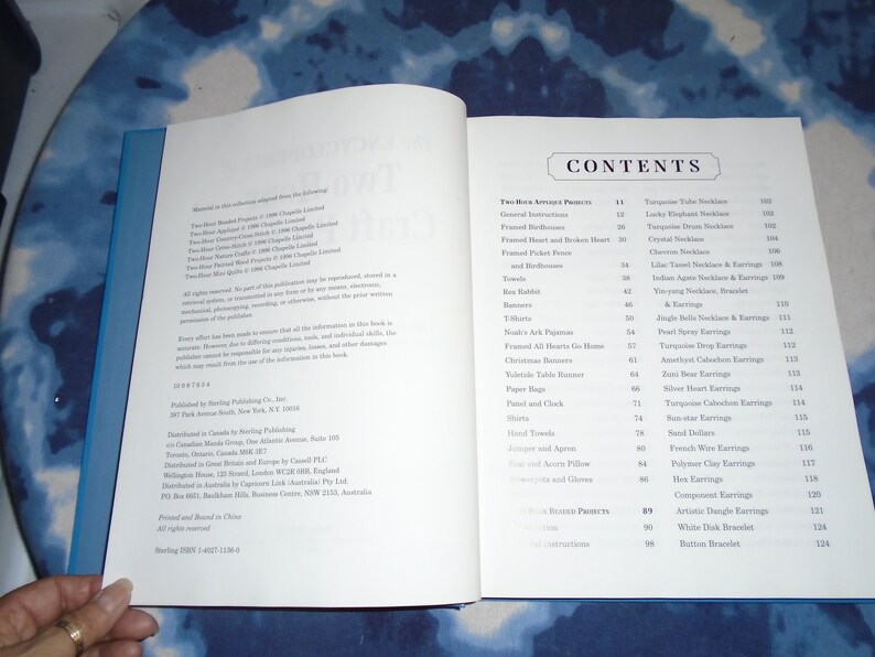 The Encyclopedia of Two Hour Craft Projects Hardcover Book - Etsy