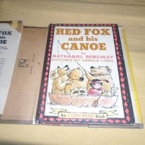 Red Fox and His Canoe by Nathaniel Benchley Pictures by Arnold Lobel - Etsy