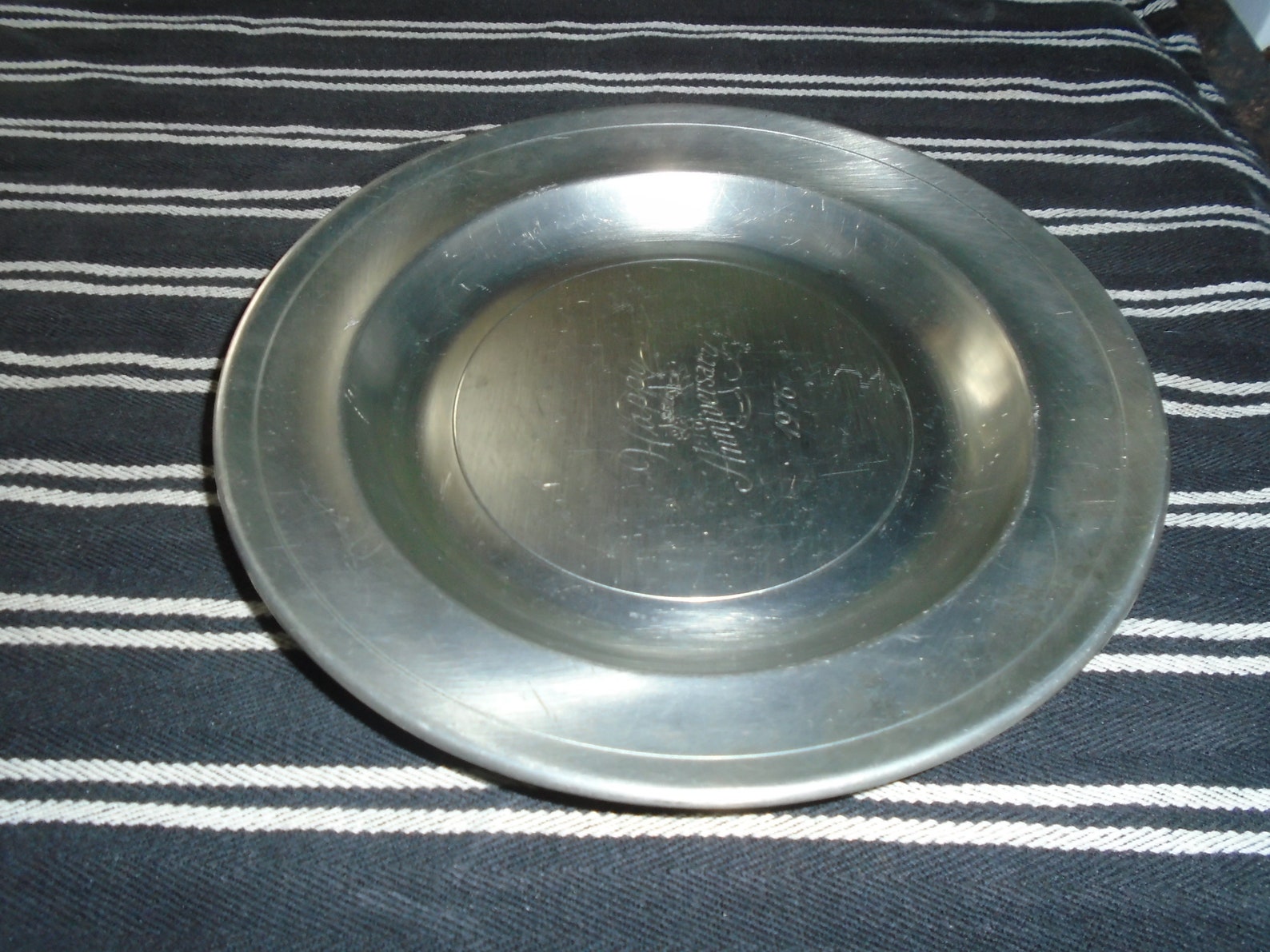 Vintage Preisner Pewter 2288 Happy 35th Anniversary Decorative | Etsy