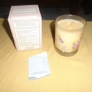 Vintage Avon Pink Ribbon Candle Box Included NOS Cancer Awareness ...