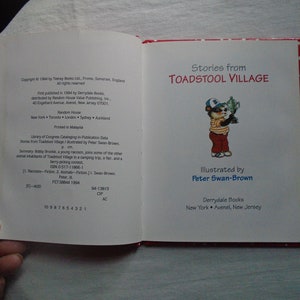 Stories From Toadstool Village Children's Book by Jonathan - Etsy