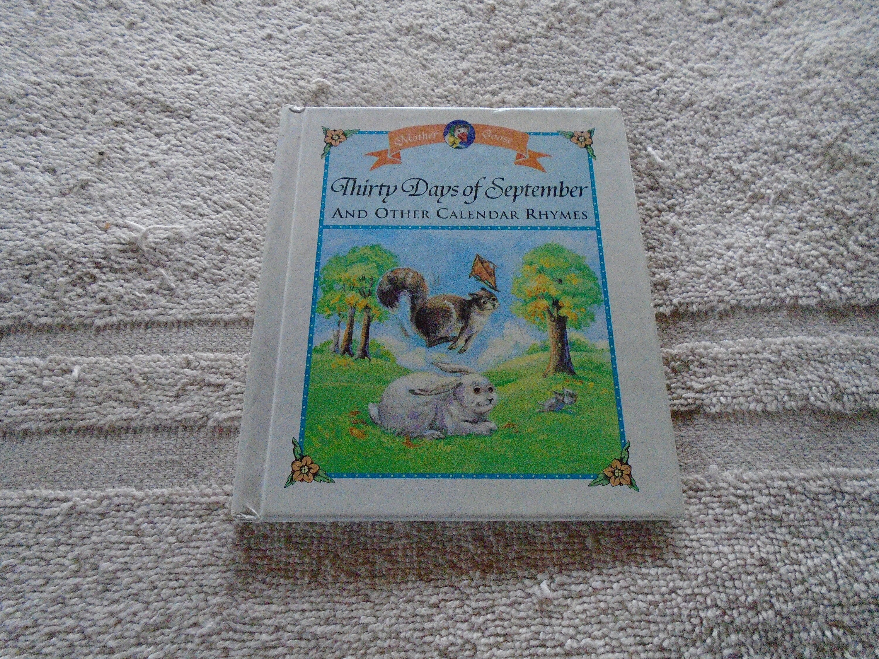 Thirty Days of September and Other Calendar Rhymes Mother Goose Book - Etsy