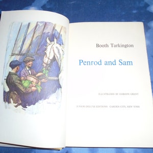 Penrod and Sam Hardcover Book Junior Deluxe Edition Booth Tarkington - Etsy