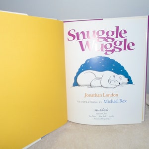 Snuggle Wuggle by Jonathan London - Etsy