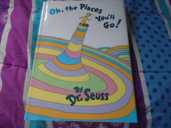 Oh the Places You'll Go by Dr. Seuss Hardcover Book With | Etsy