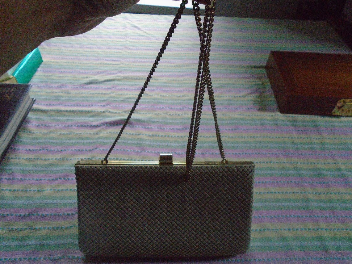 Vintage Davis and Whiting International Beige Mesh Chain | Etsy