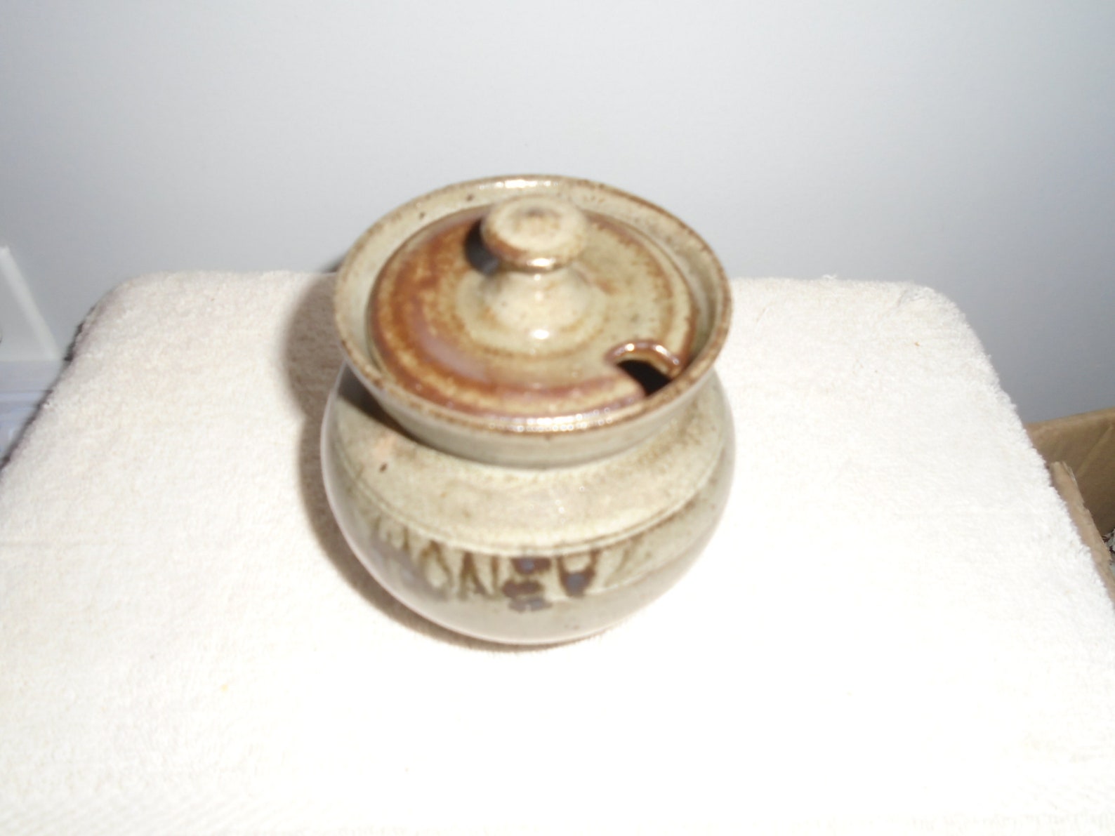 Jugtown Ware Pottery Honey Jar Sugar Bowl - Etsy