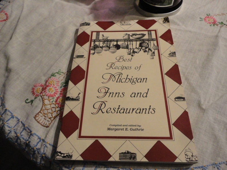 First Edition Best Recipes of Michigan Inns and Restaurants - Etsy