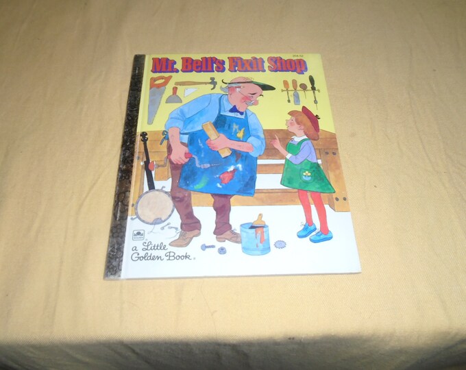 Mr. Bell's Fixit Shop Little Golden Book by Ronne Peltzman Illustrated ...