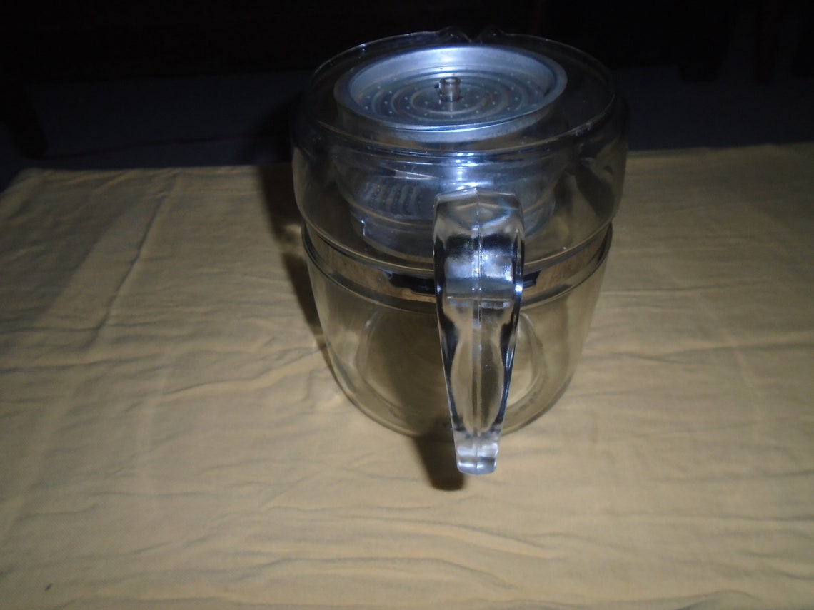 Vintage Pyrex Glass Flameware Coffee Pot Percolator 9 Cup 7759 - Etsy