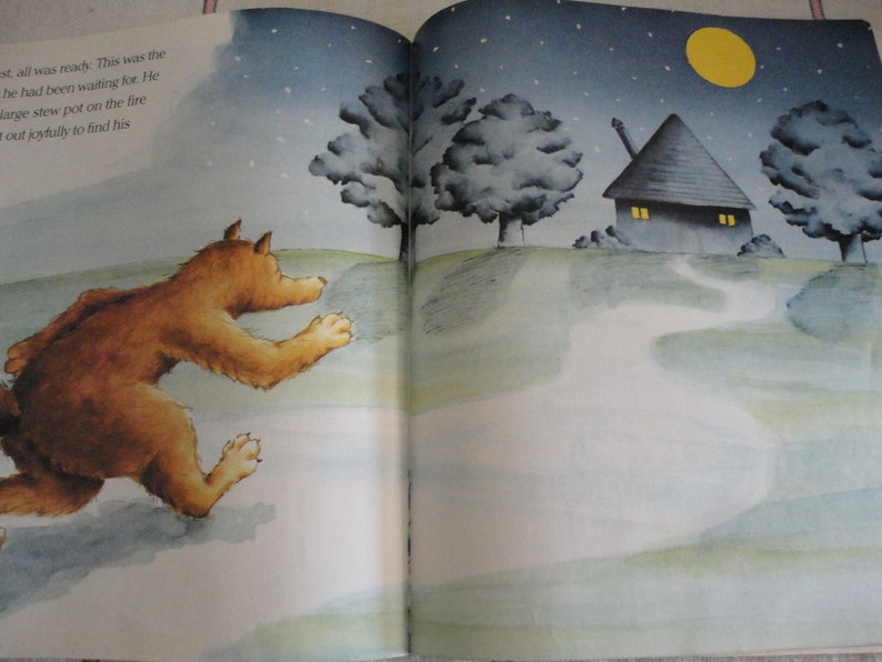 The Wolf's Chicken Stew Softcover Book by Keiko Kasza - Etsy