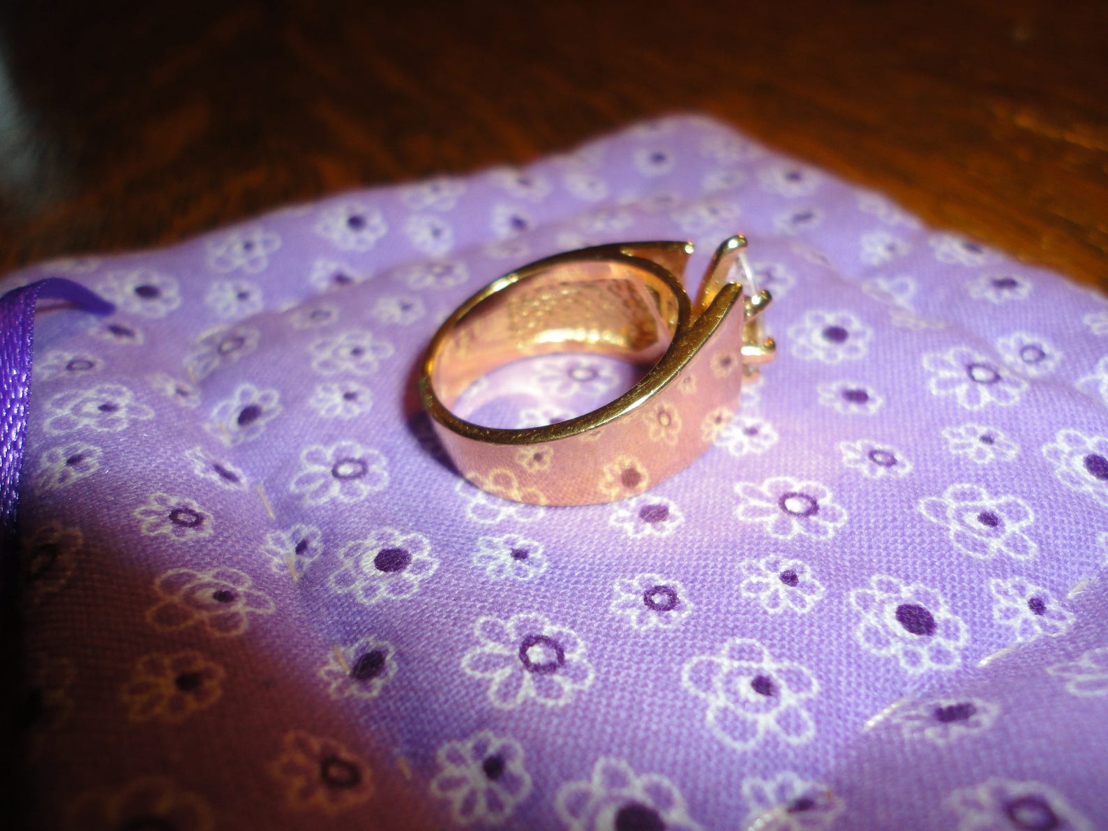 Marquise Cut Ring Cubic Zirconia Gold Tone Hallmarked RINC - Etsy